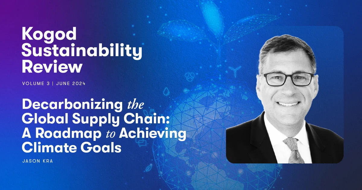 Decarbonizing the Global Supply Chain: A Roadmap to Achieving Climate ...